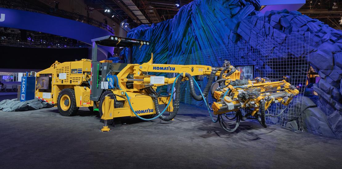 ZB21 / ZB21B underground hard rock bolter | Komatsu