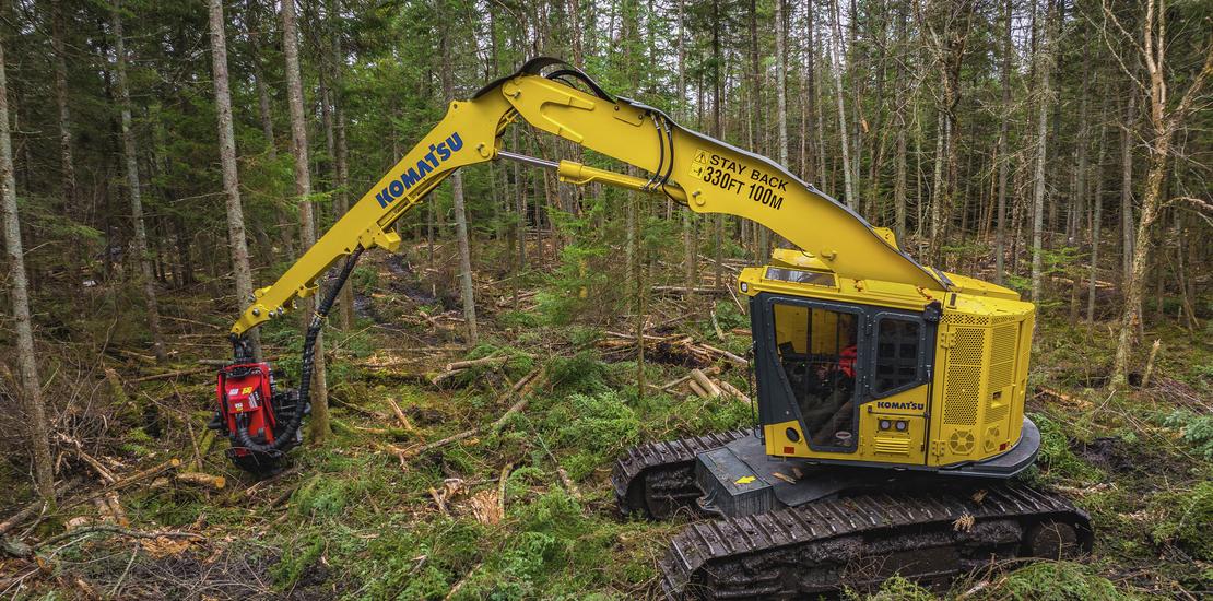 XT430-5 tracked harvester | Komatsu