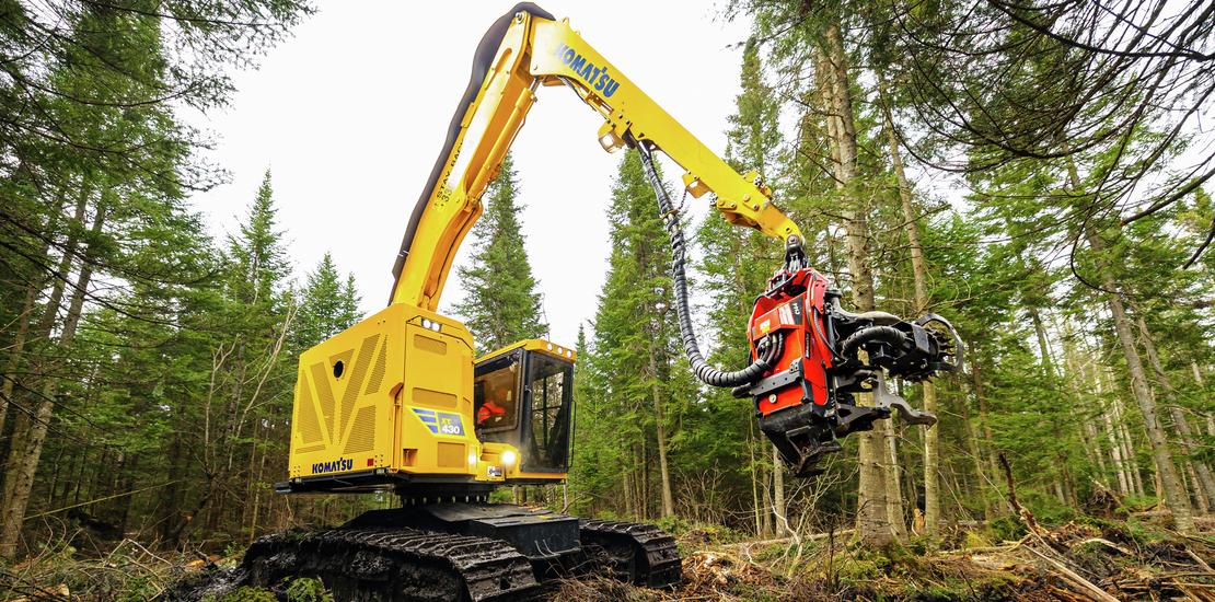 XT430-5 tracked harvester | Komatsu