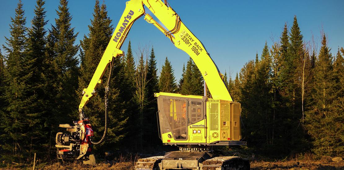 XT430-5 tracked harvester | Komatsu