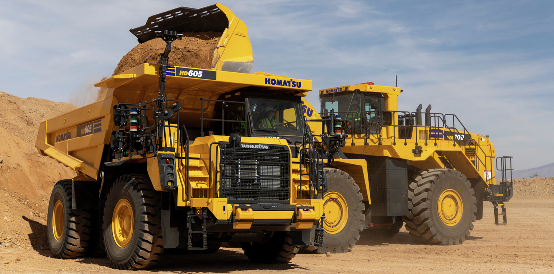 WA700-8 surface mining wheel loader | Komatsu