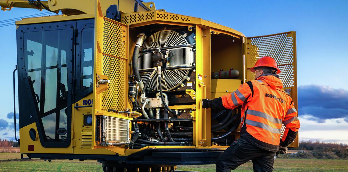 XT430-5 tracked harvester | Komatsu