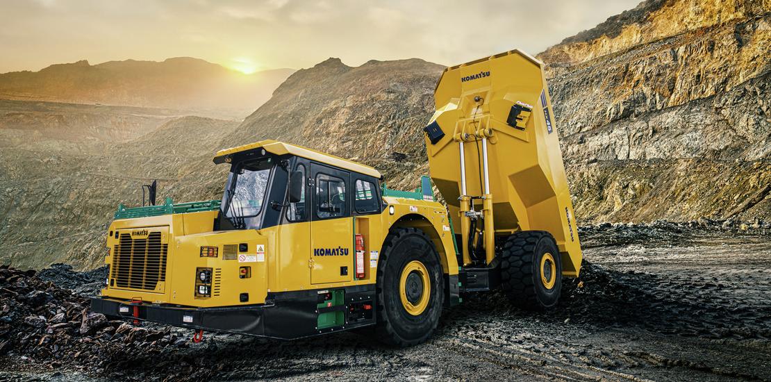 HX45 underground mining truck | Komatsu