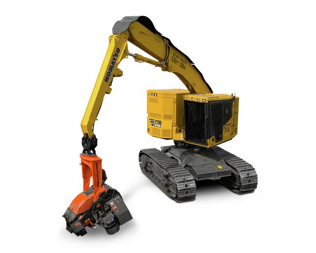 XT445L-5 tracked harvester | Komatsu