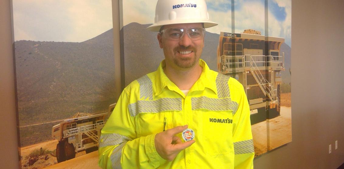 Zero harm safety coins at Komatsu: History and purpose